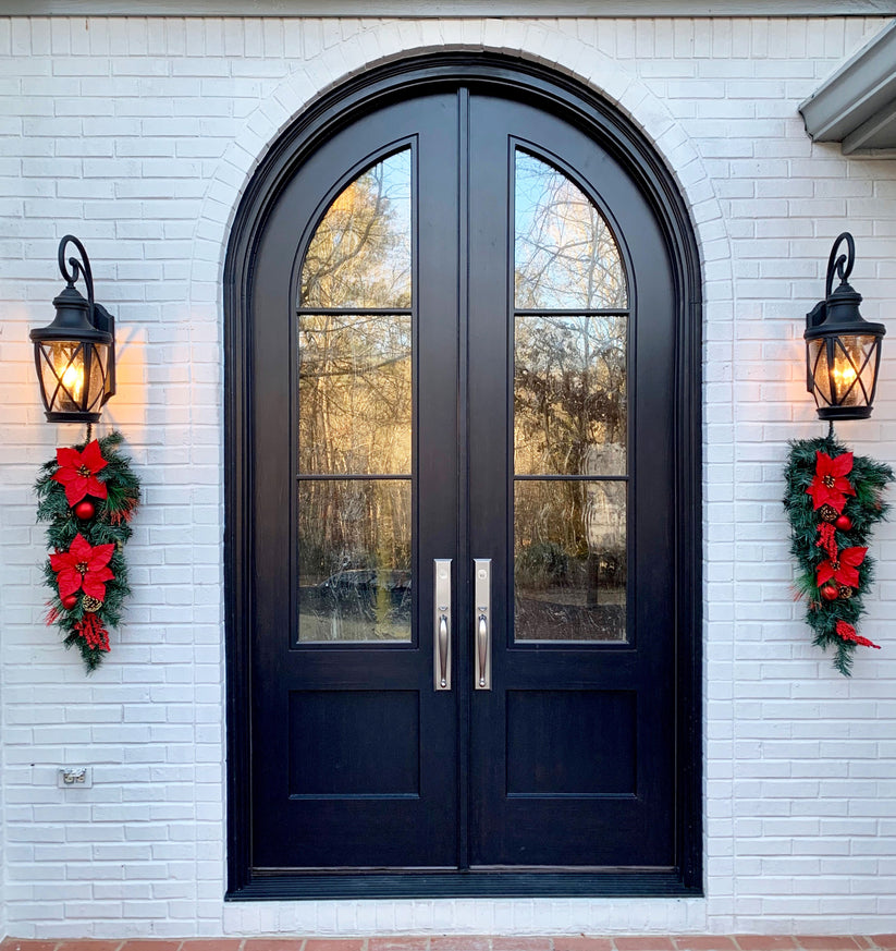 Modern French Arched Double Doors – Masterpiece Doors