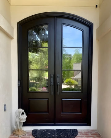 Custom Built Arched Entry Doors – Masterpiece Doors