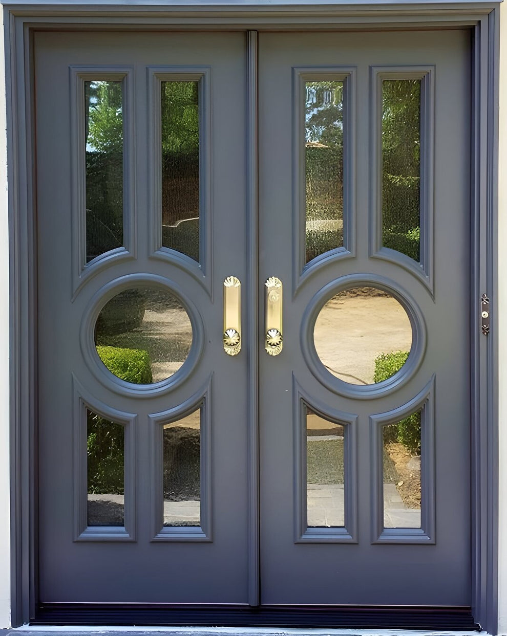 Custom Contemporary Double Doors – Masterpiece Doors
